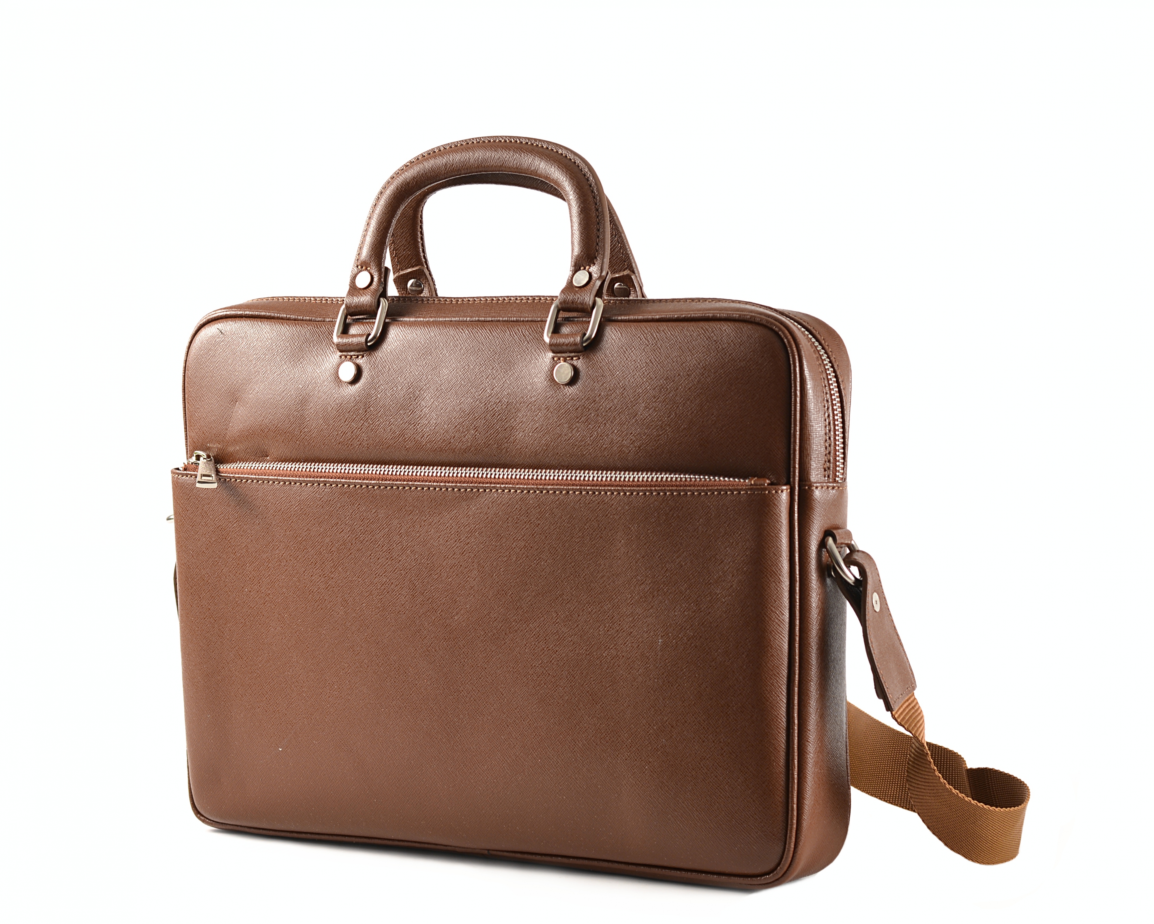 Dámská taška na notebook kožená přes rameno hnědá - Dámská taška na ...